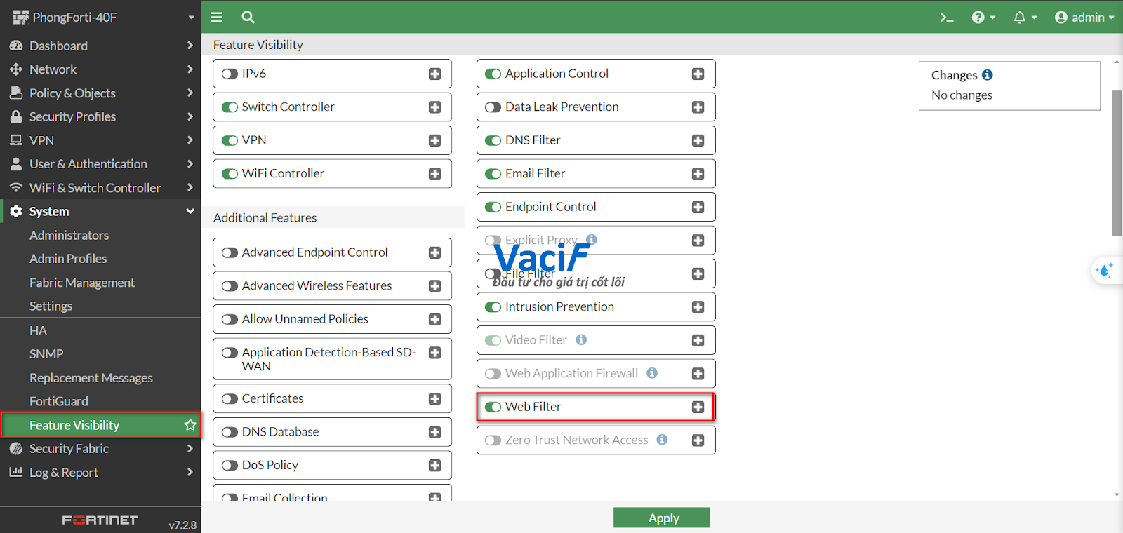 HƯỚNG DẪN CẤU HÌNH FORTINET WEB FILTERING ĐỂ CHẶN TRUY CẬP WEB ...