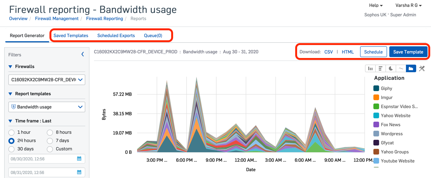 Sophos Central : Những cải tiến mới từ Central Firewall Reporting – ThegioiFirewall