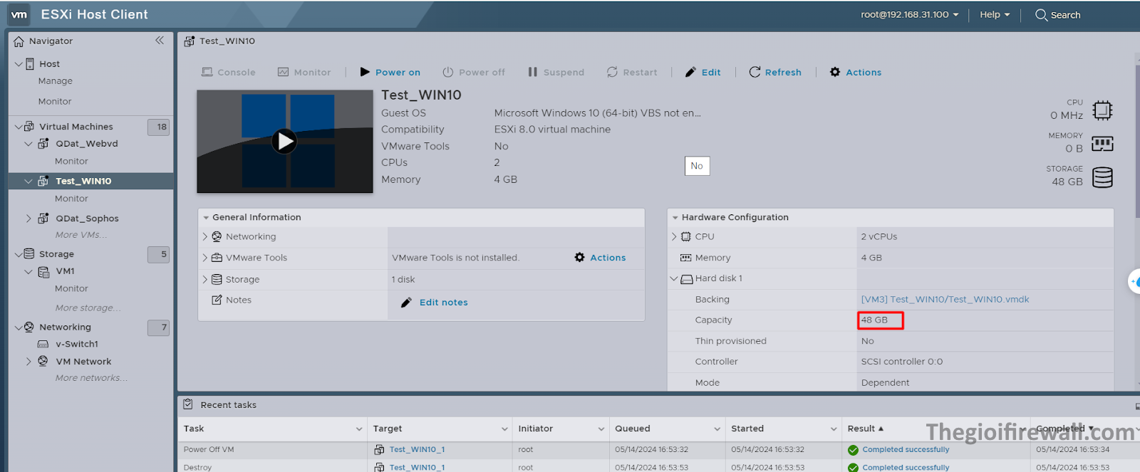 GIẢM DUNG LƯỢNG MÁY ẢO TRÊN VMWARE BẰNG PHẦN MỀM VMWARE VCENTER ...