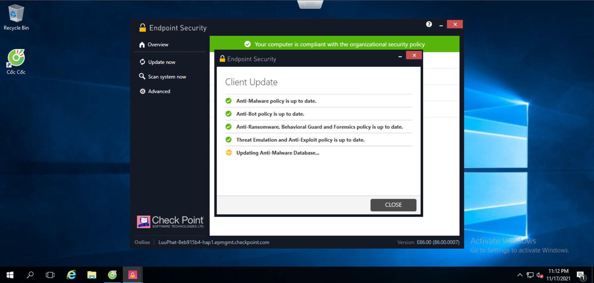 CheckPoint Harmony: Hướng dẫn cài đặt Harmony Endpoint cho máy Windows ...